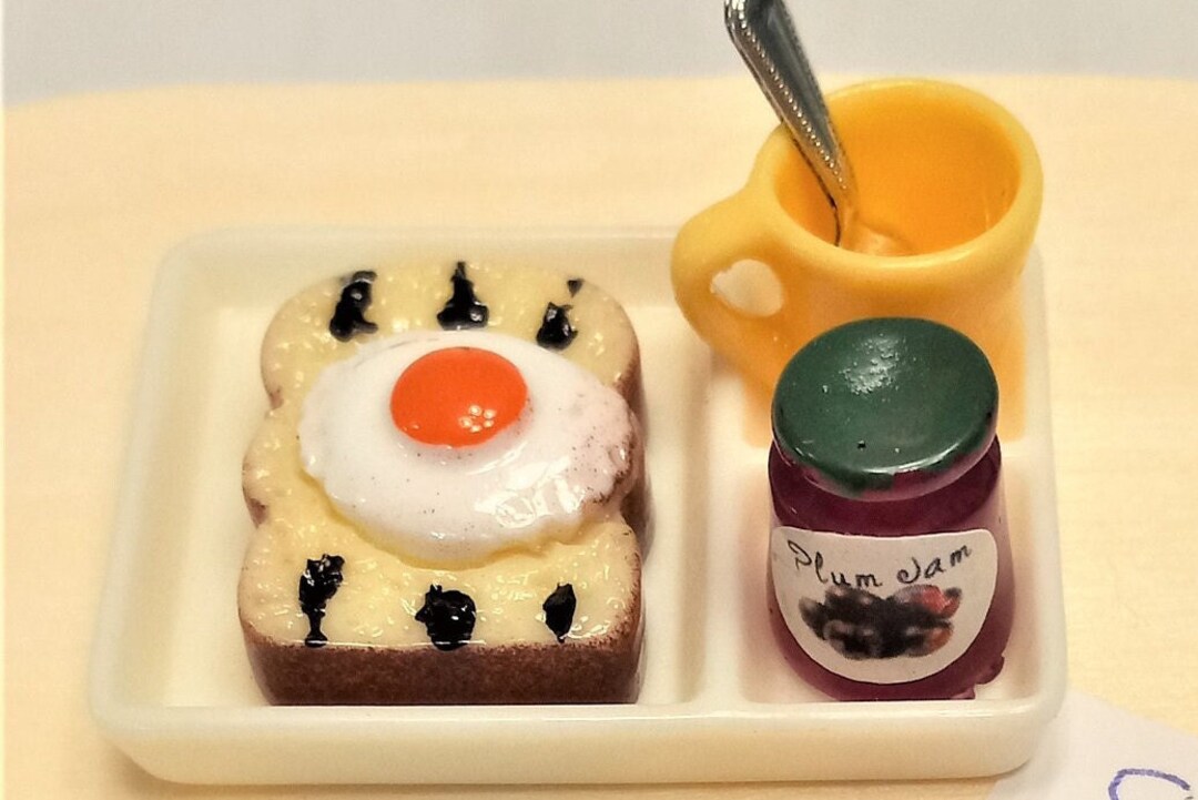 Breakfast Set A Food includes Tray for Your Red Christmas Elf Prop ...