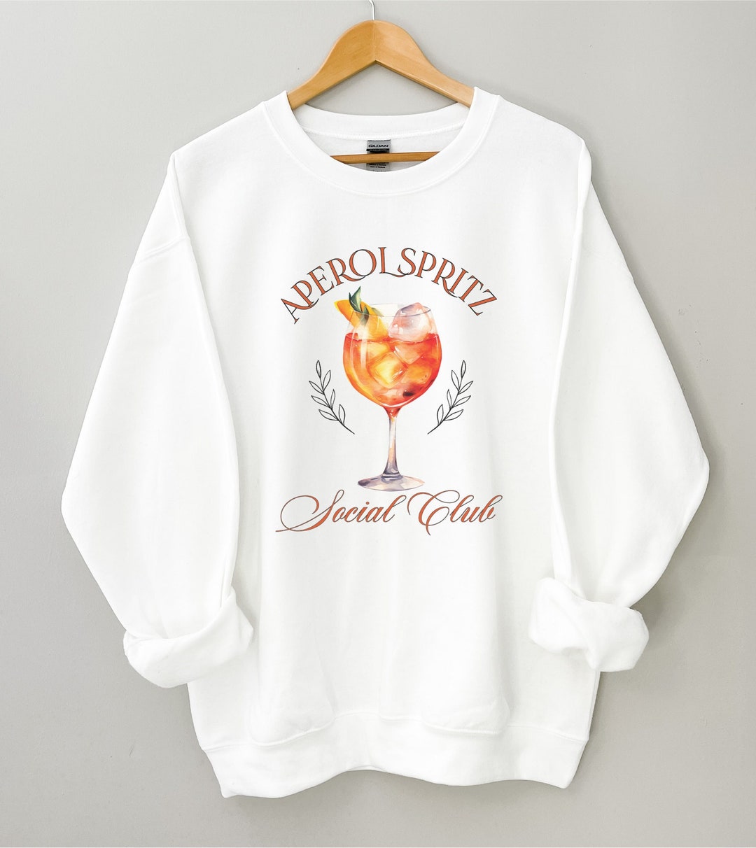 Aperol Spritz Sweatshirt / Aperol Spritz Social Club Sweatshirt - Etsy