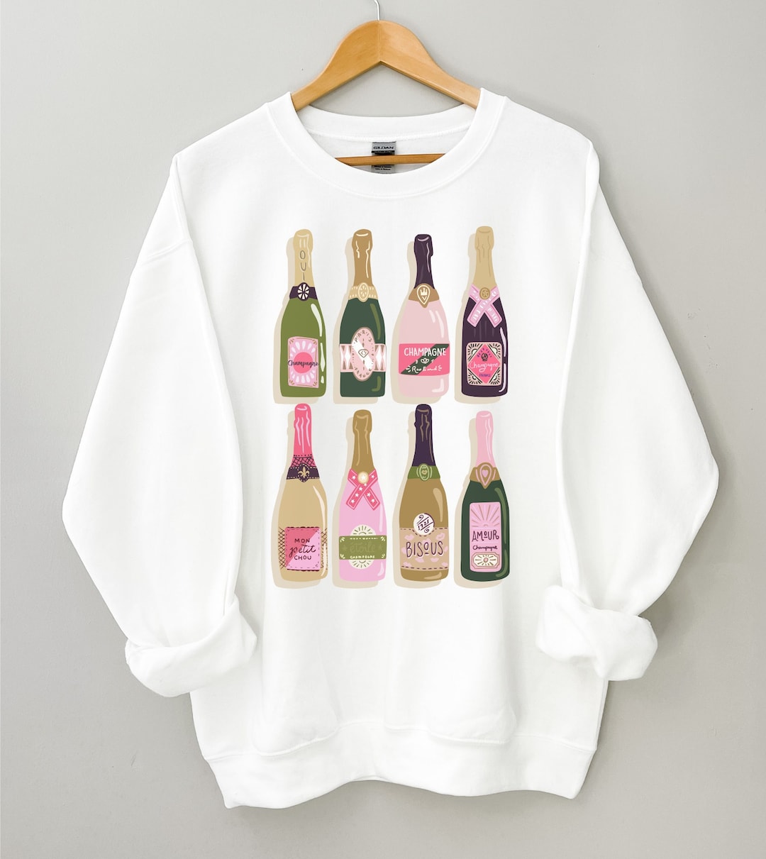Champagne Sweatshirt / Champagne Shirt / Champagne Lovers / Champagne ...