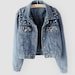 Embroidered Mama Denim Jacket / Mama Jean Jacket / Custom Mama - Etsy