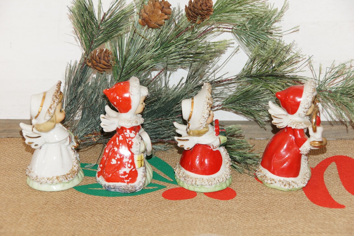 Lefton Christmas Girl Angel Bells ( Pick One ) - Etsy