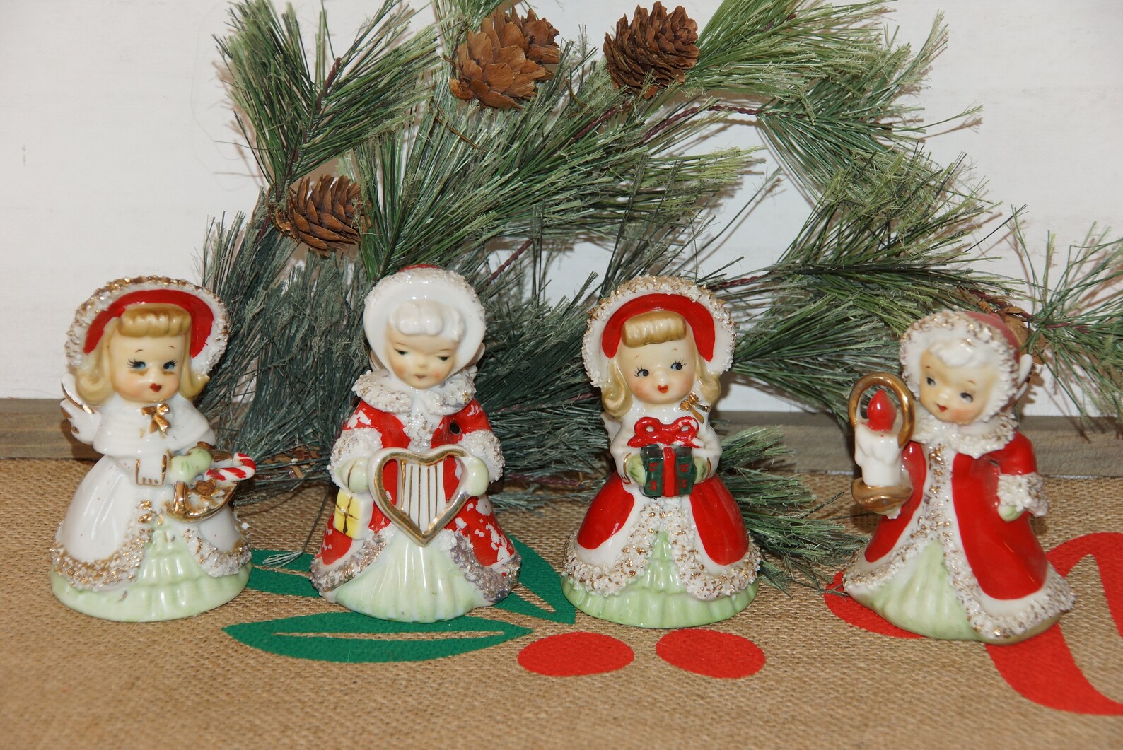 Lefton Christmas Girl Angel Bells ( Pick One ) - Etsy