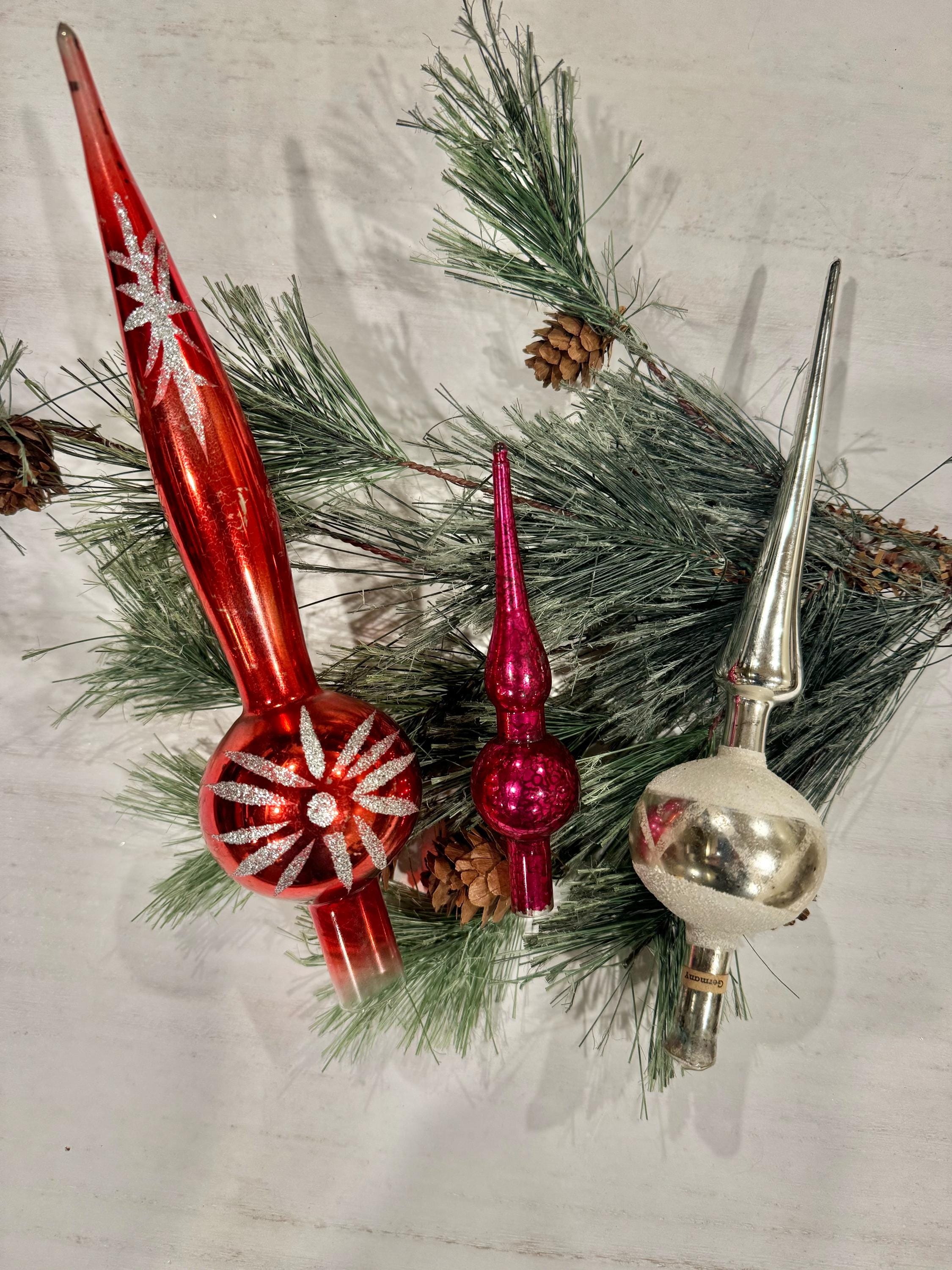 Mercury Glass Tree Toppers - Etsy