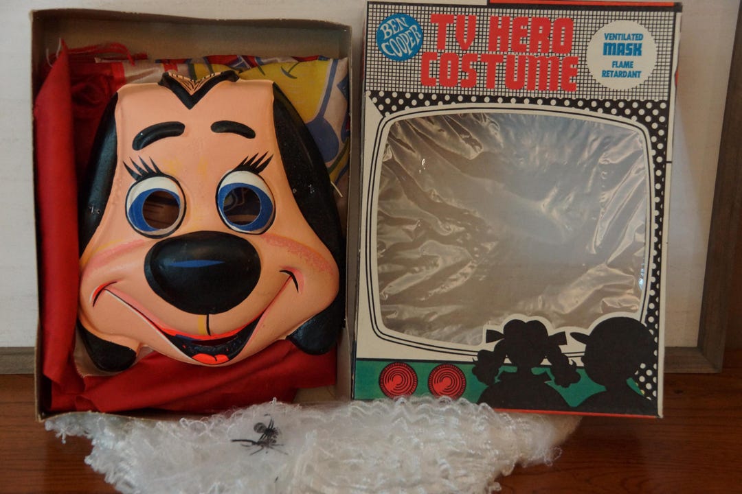 RARE: Vintage Halloween Underdog Costume and Mask by Ben Cooper - Etsy
