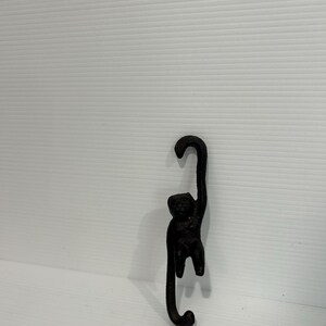 Vintage Cast Iron Monkey Hook Figurine. Collectible Home Decor. Animal ...