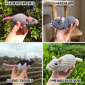 No-sew Rat Crochet Pattern PDF | Instructions ONLY - Etsy