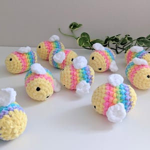 Rainbow Bee Crochet Pattern PDF | Instructions ONLY Make Your Own ...