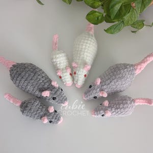No-sew Rats Crochet Pattern PDF Bundle | Rat + Baby Rat | Instructions ...