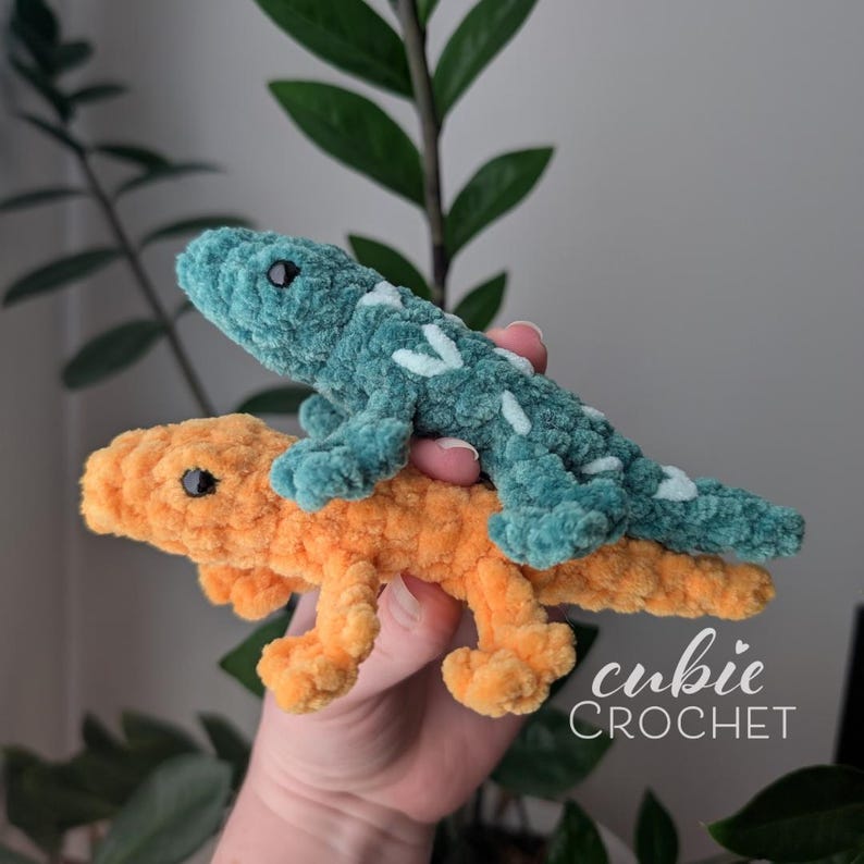 Little Lizard No-sew Crochet Pattern PDF | Instructions ONLY | Make ...
