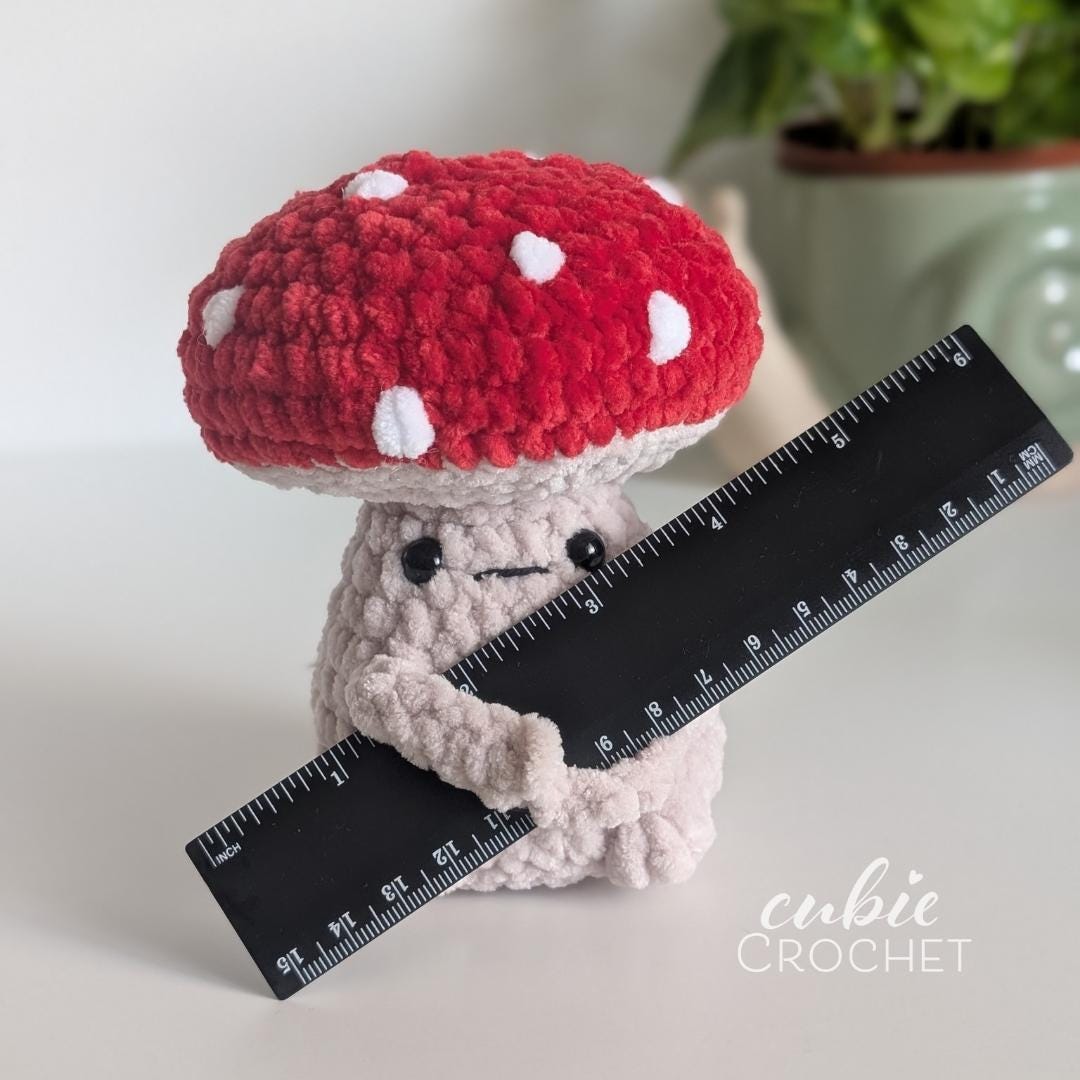 Frank Fungi Crochet Pattern PDF | Instructions ONLY | No-sew Mushroom ...