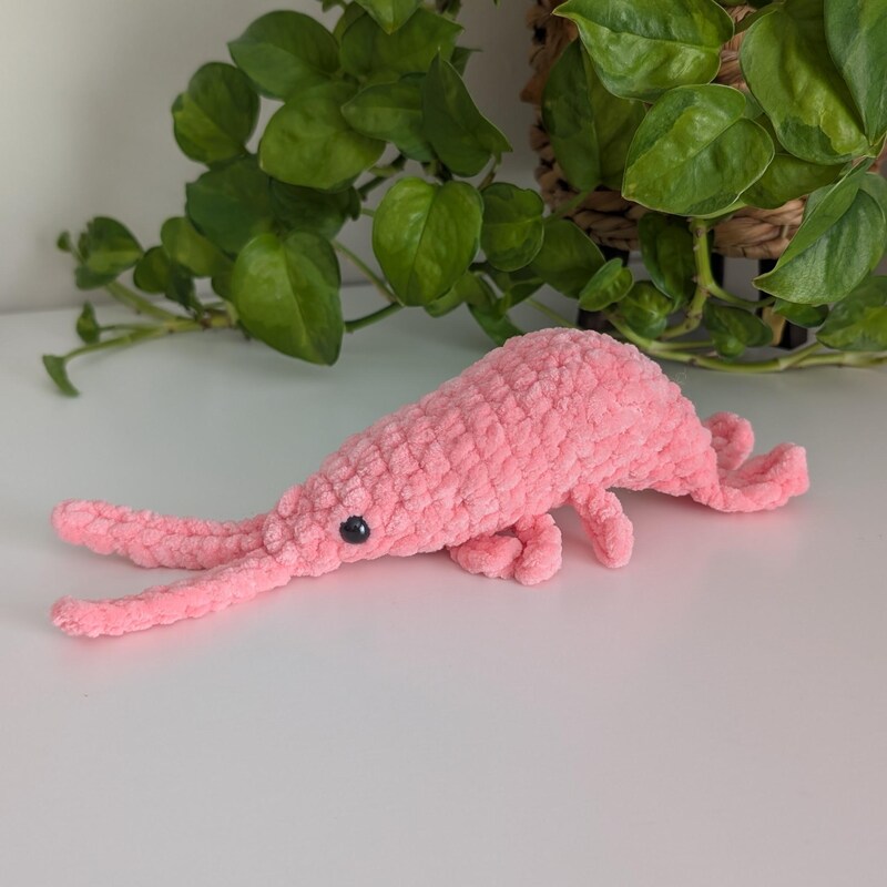 Shrimp Plushie - Etsy