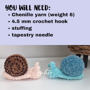 Spiral Snail Crochet Pattern PDF | Multiple Shell Styles | Instructions ...