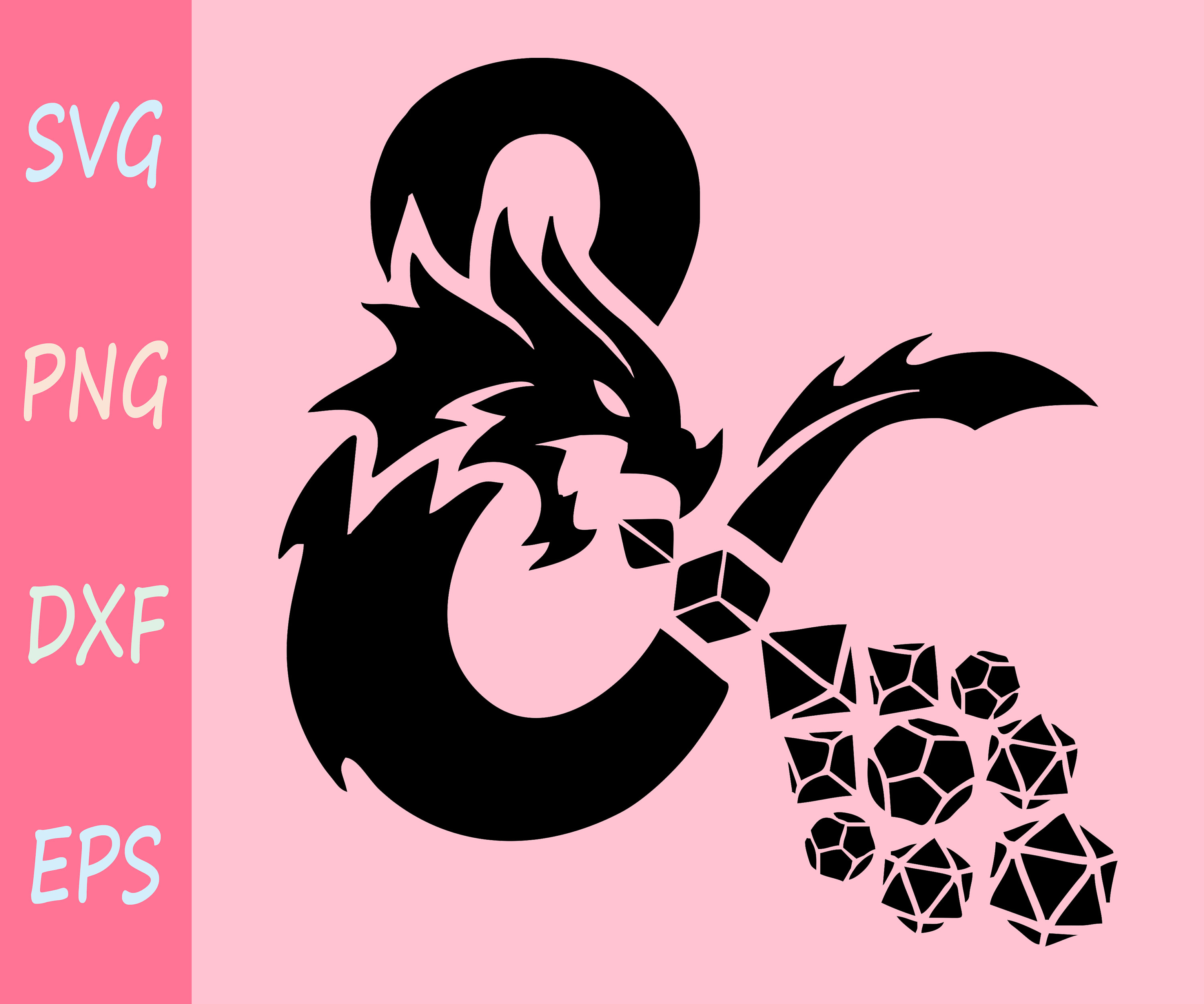 Dungeons and Dragons Vector, Dnd Vector, Dungeons and Dragons Svg, D&D ...