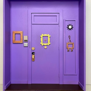 Monica's Purple Door From FRIENDS/ Monica's Door/ Wall - Etsy