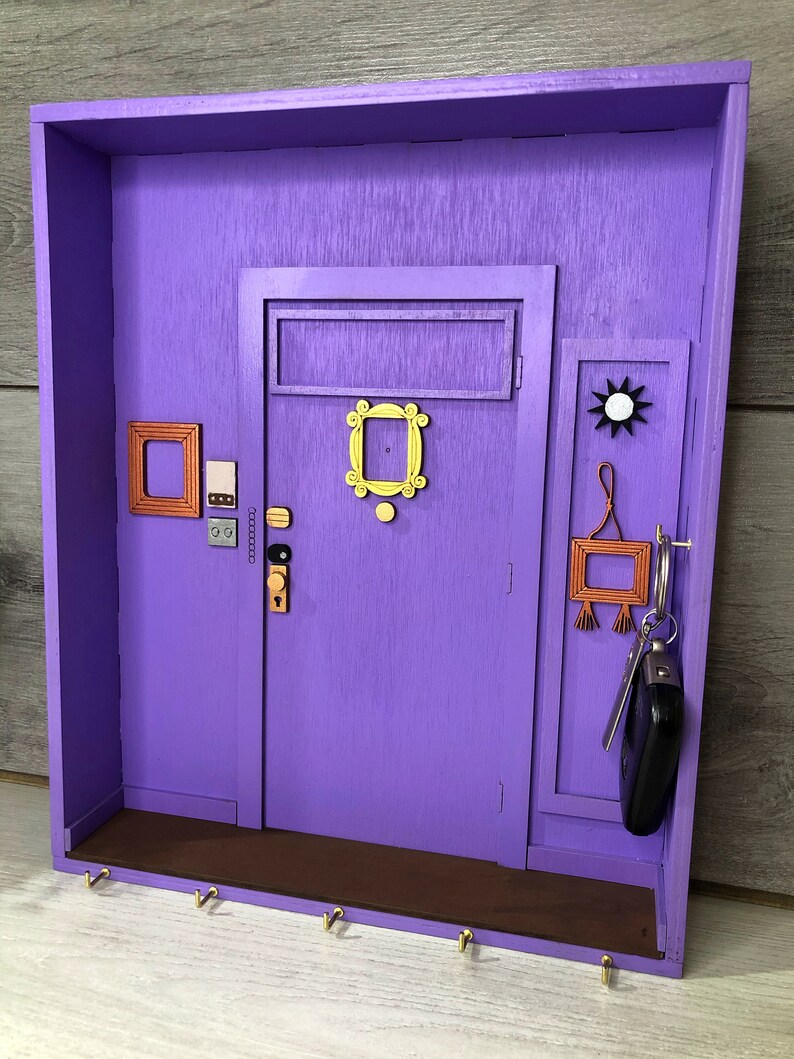 Monica's Purple Door from FRIENDS/ Friends Key Holder/ | Etsy