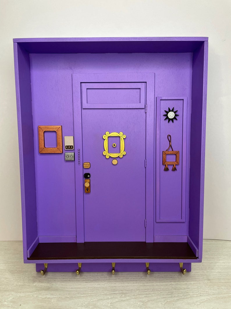 Monica's Purple Door From FRIENDS/ Monica's Door/ Wall | Etsy