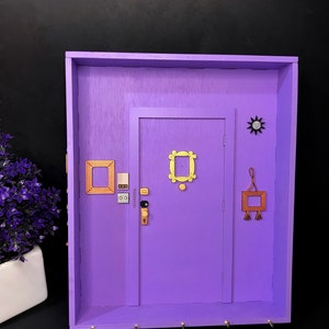Monica's Purple Door From FRIENDS/ Friends Key Holder/ Monicas ...
