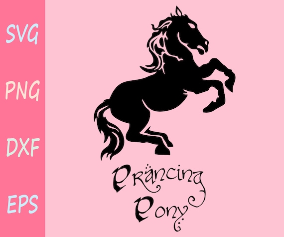 Prancing Pony Tavern Vector Prancing Pony Clip Art LOTR | Etsy