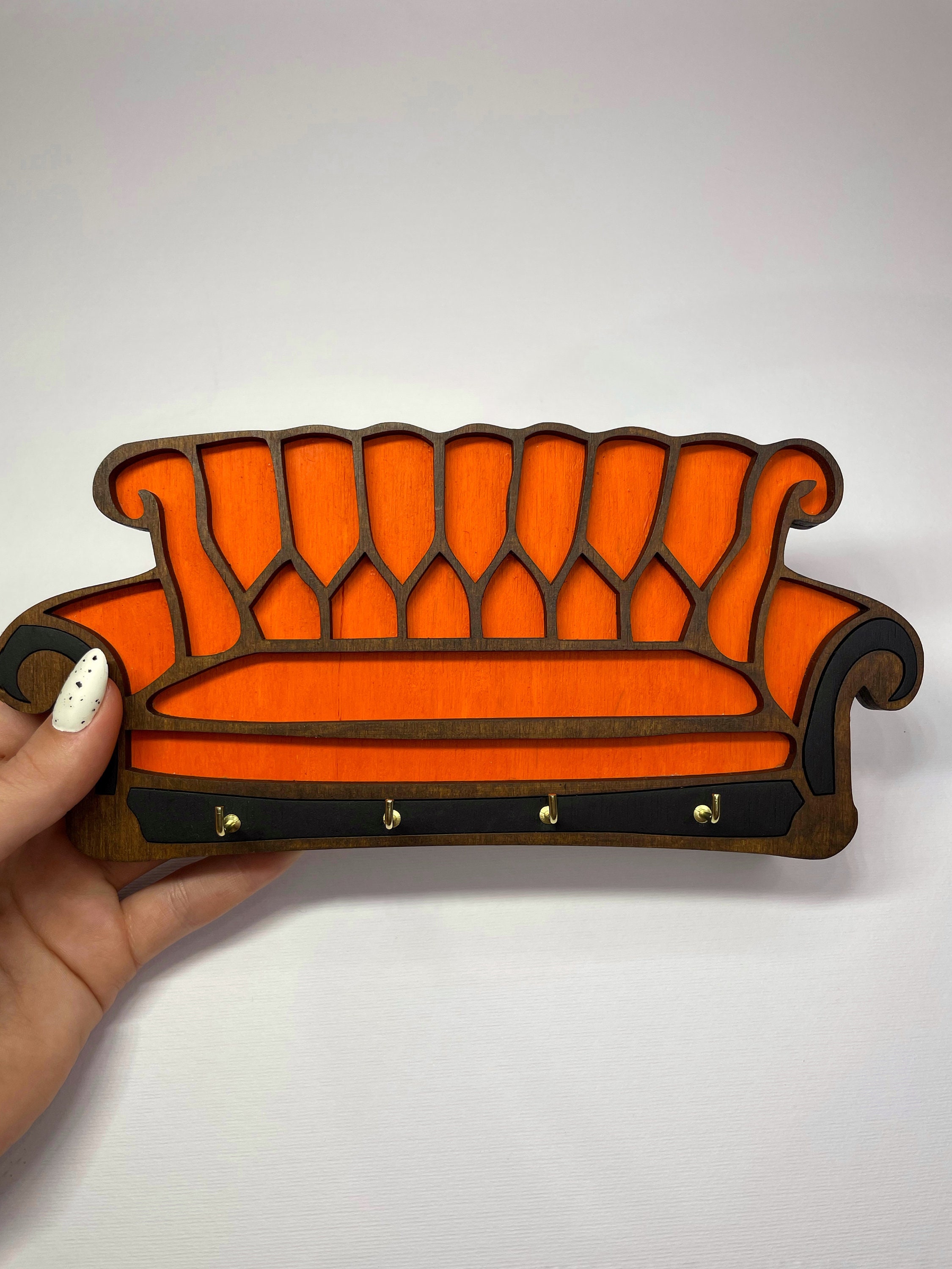 Friends Tv Show Key Holder Central Perk/ Central Perk Sofa/ | Etsy