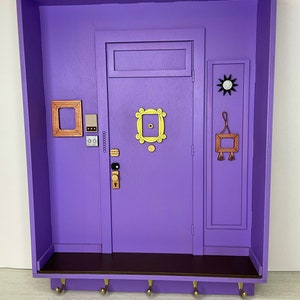 Monica's Purple Door From FRIENDS/ Monica's Door/ Wall | Etsy