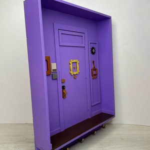 Monica's Purple Door From FRIENDS/ Monica's Door/ Wall - Etsy