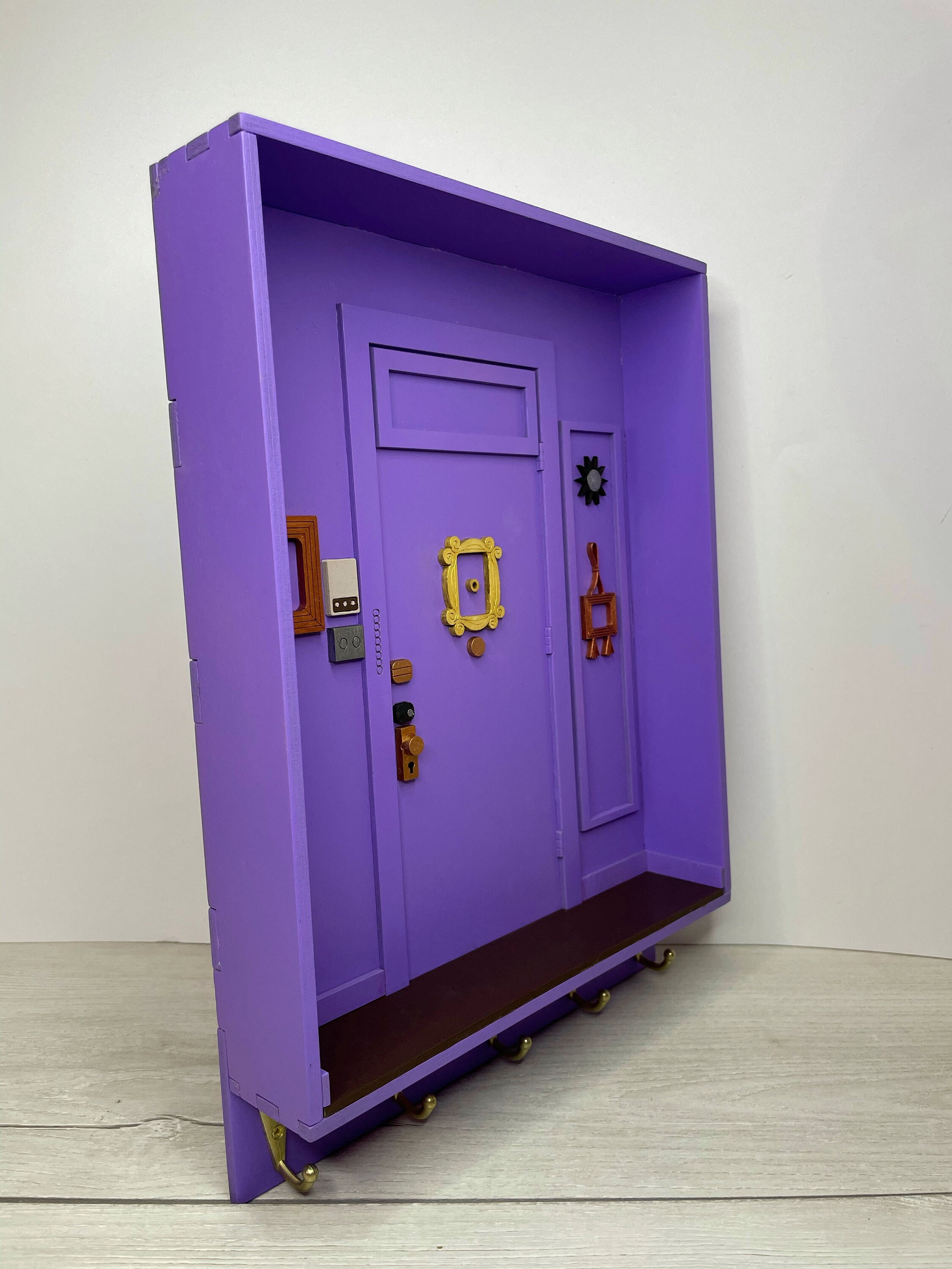 Monica's Purple Door From FRIENDS/ Monica's Door/ Wall | Etsy Canada