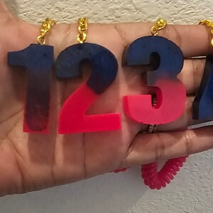 Delta Psi Rho Sorority Line Number Keychains Personalized Greek Life ...