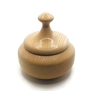 Hand-turned Wooden Container With Lid - Elegance and Functionality ...