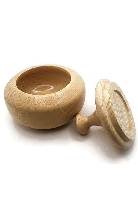 Hand-turned Wooden Container With Lid - Elegance and Functionality ...