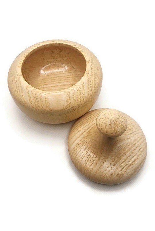 Hand-turned Wooden Container With Lid - Elegance and Functionality ...