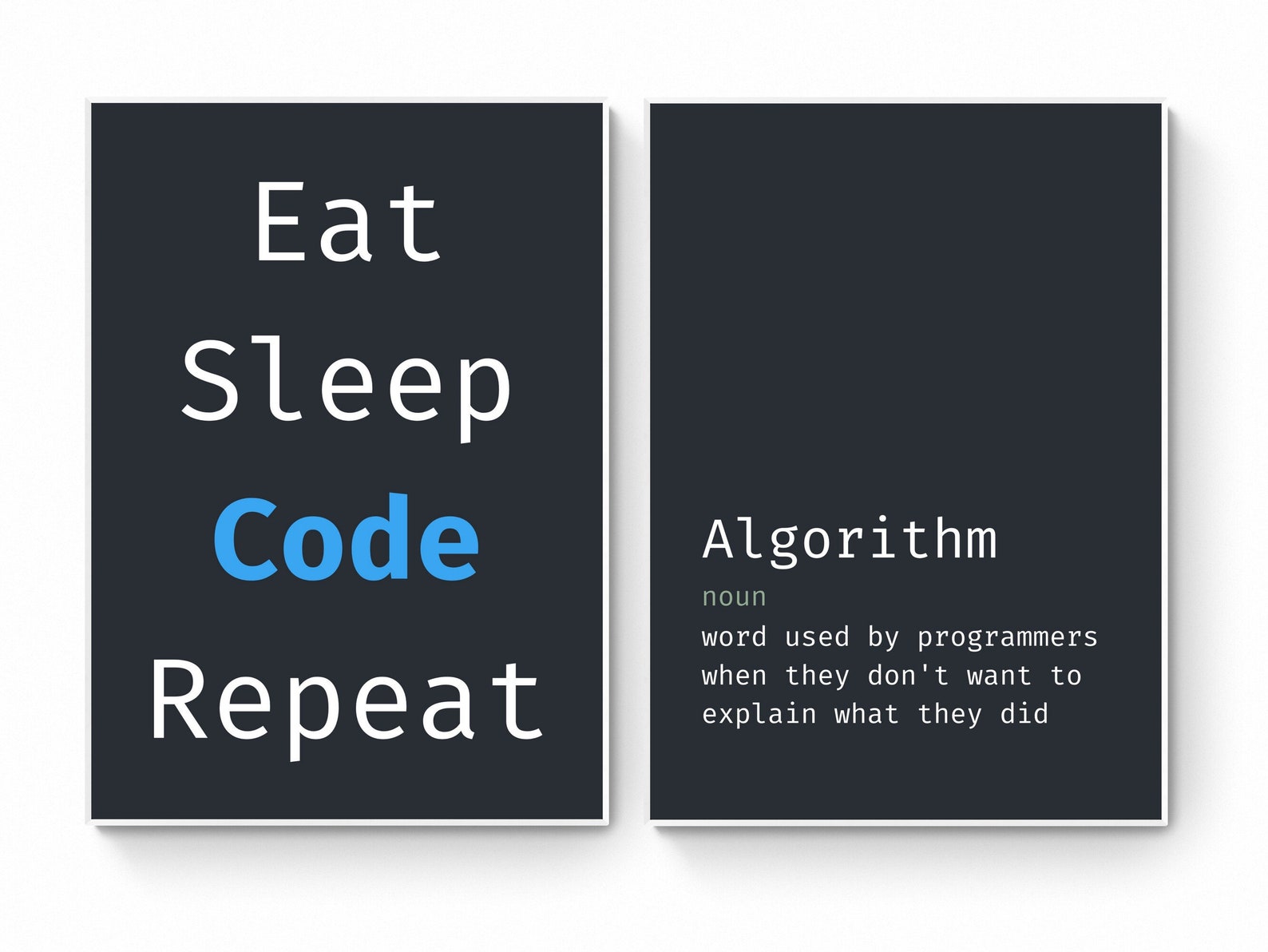 Set of 8 Computer Geek Pintables, Nerdy Computer Science Office Decor ...