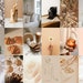 200pcs Neutral Collage Kit Aesthetic Boho Boujee Photo Wall Decor Beige ...