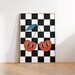Retro Groovy Cherries Print Vintage Retro Wall Art 70s Style Poster ...