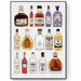 Bar Cart Art Printable, Boozy Art, Wine Bottles, Alcohol Art, Alcohol ...