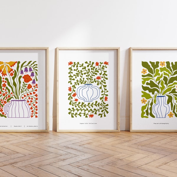 Floral Poster - Etsy