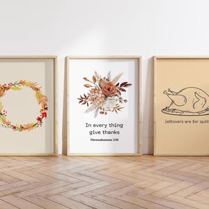 Thanksgiving Decor, 15 Thanksgiving Printable Wall Art, Autumn Fall ...