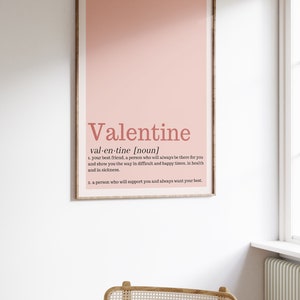 Valentines Day Decor Set of 6 Printables, Valentines Day Printables ...