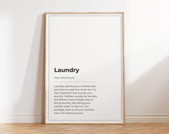 Printable Wall Art, Laundry Printable, Laundry Printables, Laundry Room ...