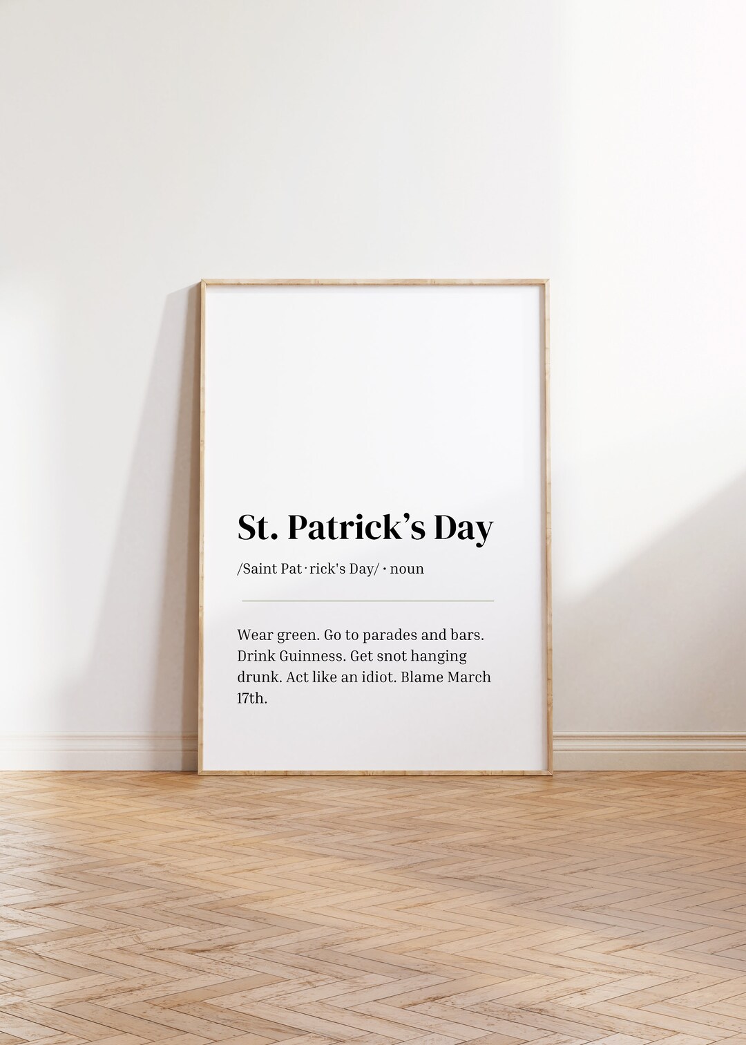 Imprimibles de definición del día de San Patricio, San Patricio ...