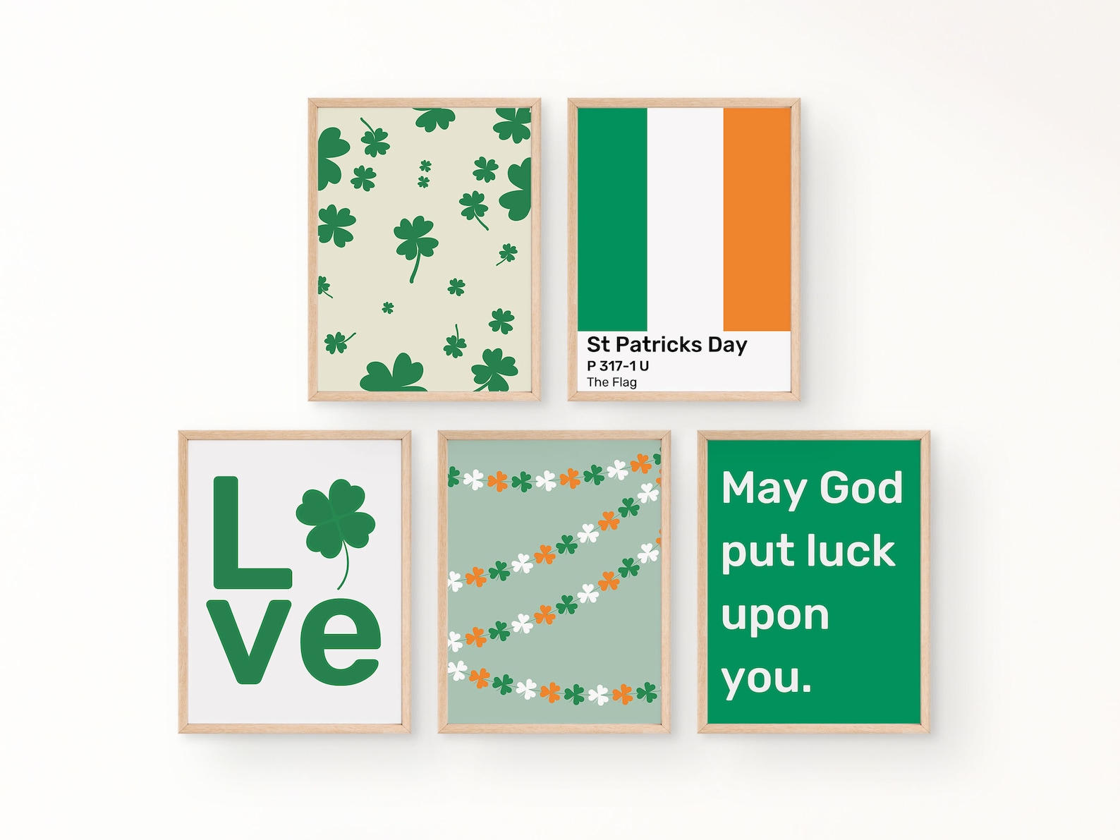St.patricks Day Decor Set of 12 Printables, Trendy St Patrick's Day ...