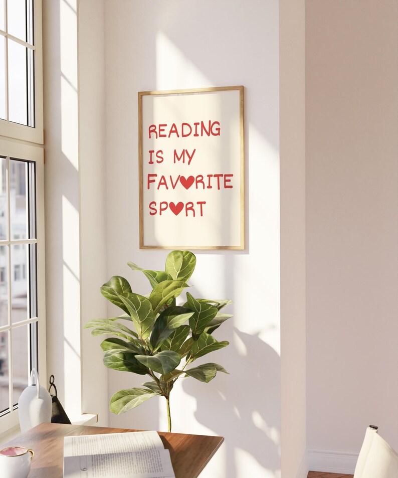 Trendy Book Lover Wall Art Mega Bundle, Cute Book Club Decor, Book ...