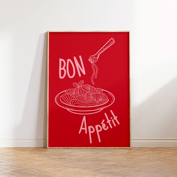 Bon Appetit Printable - Etsy