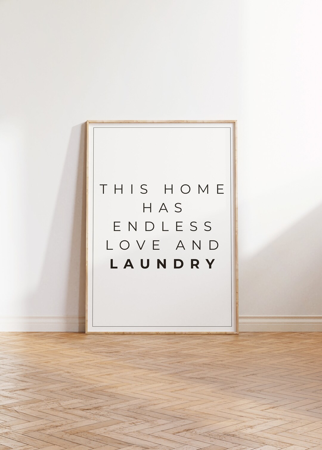 Endless Love and Laundry Print, Laundry Wall Decor, Laundry Room Sign ...