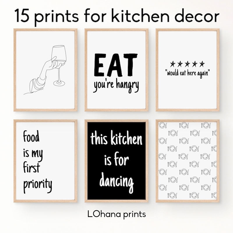 Kitchen Printable - Etsy
