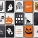 Boho Halloween Decor Set of 17 Prints, Cute Fall Decor, Modern ...