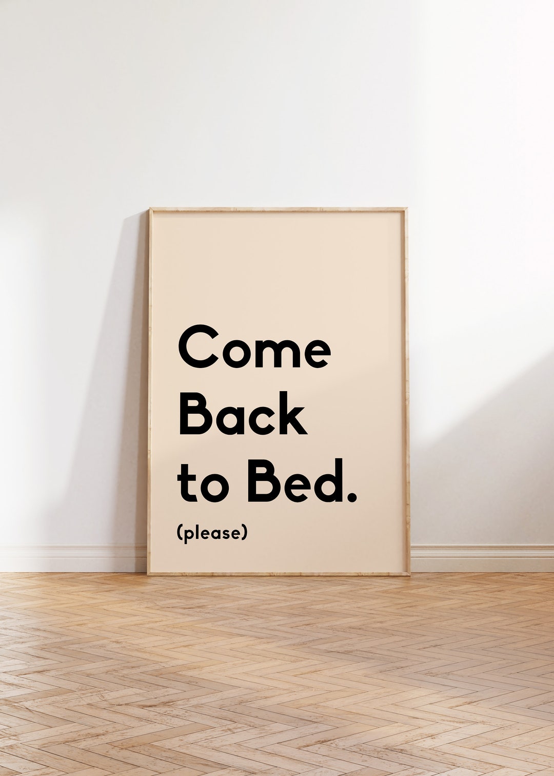 Come Back to Bed Printable, Couples Wall Art, Above Bed Print, Dorm ...