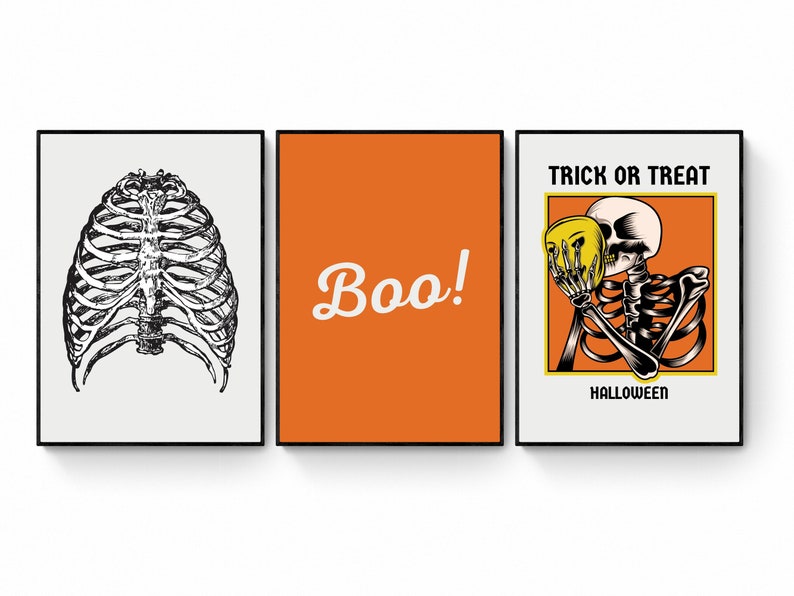 Halloween Art Mega Bundle Set Set of 15 Halloween Gallery - Etsy