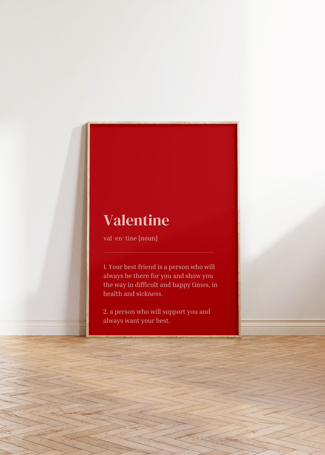 Valentine Definition Print, Valentines Day Decor, Valentines Day ...