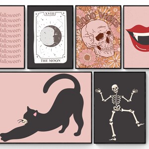 Retro Halloween Decor, 12 Halloween Printables, Halloween Home Decor ...