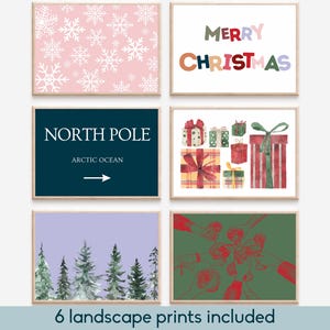 Set of 36 Christmas Gallery Wall Bundle, Christmas Digital Download ...